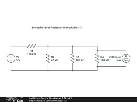 Electric Circuits Lab 3 Circuit 1 Circuitlab