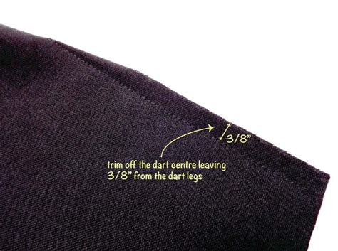 HOW TO SEW A DART AND REDUCE DART BULK Inseam Studios