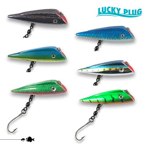 Lucky Plug 6 Pack Lakers Combo Kit Lucky Bug Lures