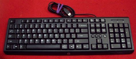 Hp Value Wired Usb Keyboard Model Pr1101u 539130 001 For Sale Online Ebay