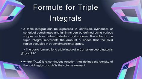Applications Triple Integrals Pptx