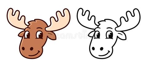 Cute Cartoon Mose Illustratie Vector Illustratie Illustration Of Vector Grafisch 374525423