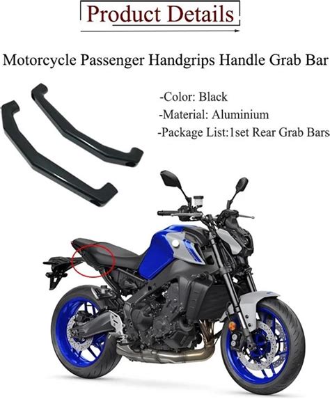 Motorcycle Passenger Handles For Yamaha Mt 09 Mt09 Sp Mt 09 2021 2022