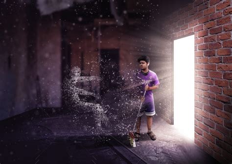 Visual Art Tutorials Dispersion Effect Photoshop Manipulation