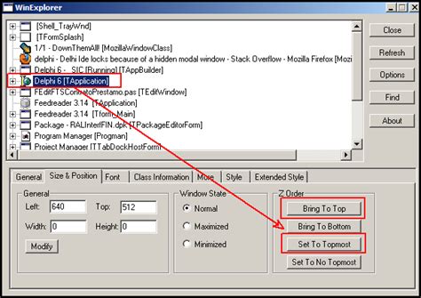 Delphi Ide Locks Because Of A Hidden Modal Window Stack Overflow