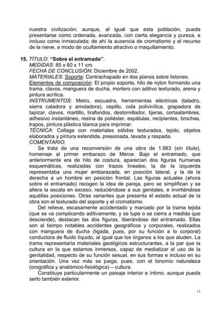 Paisajes Exteriores íntimos E Interiores Fichas Técnicas Pdf