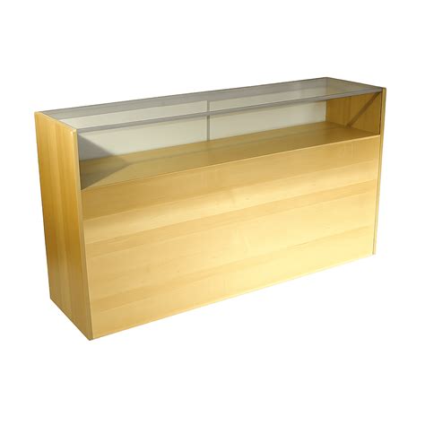 Maple Jewelry Display Case Glass Display Case
