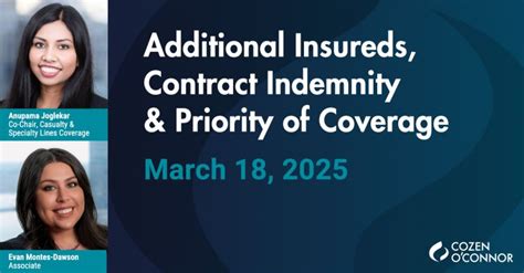 Additional Insureds Contract Indemnity And Priority Of Coverage Alex