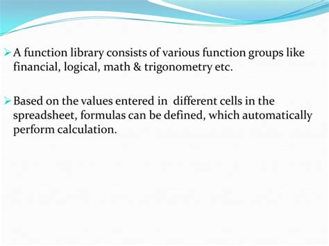 Ppt On Ms Excel Pptx Desktop Publishing Computer Software And Applications