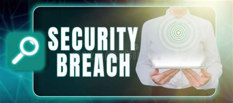 Conceptual Caption Security Breach Business Overview Unauthorized Access Of Data Gained By A