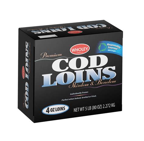 Premium Cod Loins Wholey Seafood