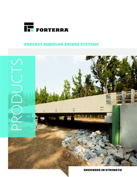 Pdf Precast Modular Bridge Systems Products · Precast Modular Bridge Systems Forterra Has A