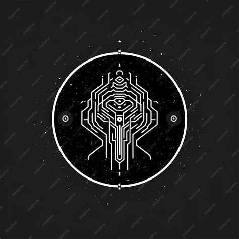 Artificial Intelligence Concept Cybernetic Human Brain Vector Illustration Premium Ai