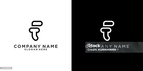 Ft 또는 Tf 초기 문자 아이콘 디자인 벡터 로고에 대한 스톡 벡터 아트 및 기타 이미지 로고 0명 개념 Istock