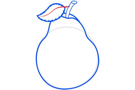 How To Draw A Pear Realistic Prickly Cute Step By Step