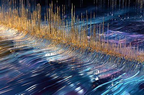 Premium Photo Abstract Background Pulse Rhythm Neural Network Background