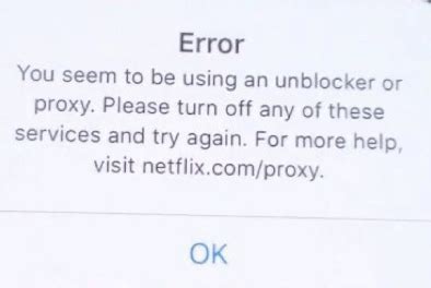 How To Fix The Netflix Proxy Error Message