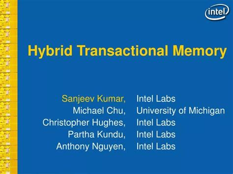 Ppt Hybrid Transactional Memory Powerpoint Presentation Free Download Id5584844