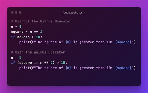 meet the walrus operator in python ashutosh tripathy posted on the