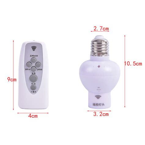 Wireless Remote Control Light Lamp Holder E27 Lamp Bases Socket Darazpk