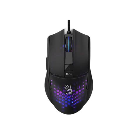 A4tech Lightweight Gaming Mouse Bloody L65 Max 12000 Cpi Honeycomb Black