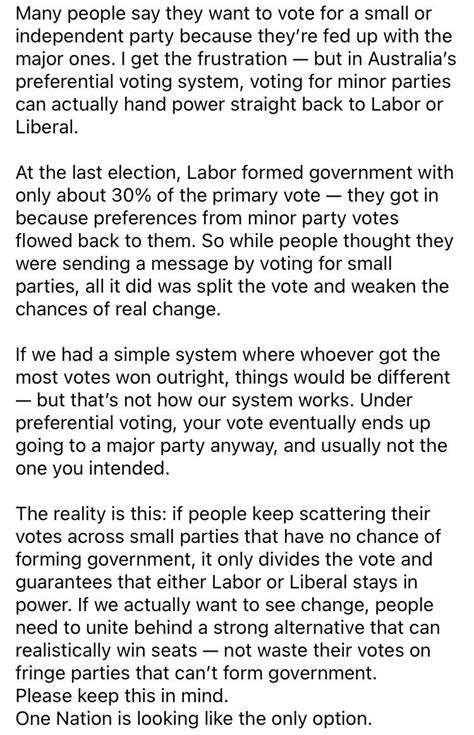 Brenton A Lot Of People Are Confused About Preferences In Australia