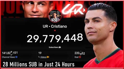 Ronaldos ‘ur Cristiano Breaks Youtube Records 50m Subs