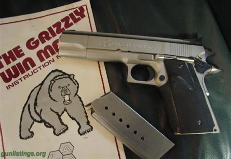 Pistols Lar Grizzly Win Mag Semi Auto Pistol In 45