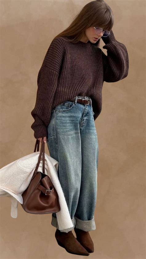 44 Brown Sweater Outfit Ideas To Stay Chic And Cozy From Tan To