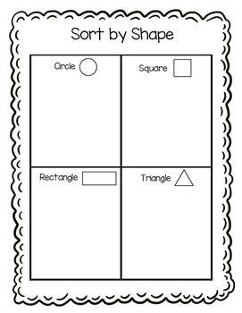 Shape Sorting Mats Sorting Mats Shapes Prebabe Prebabe Lessons
