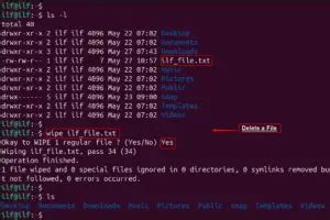 How To Delete A File In Linux Its Linux FOSS