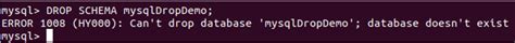 Mysql Drop Database Examples Of Mysql Drop Database
