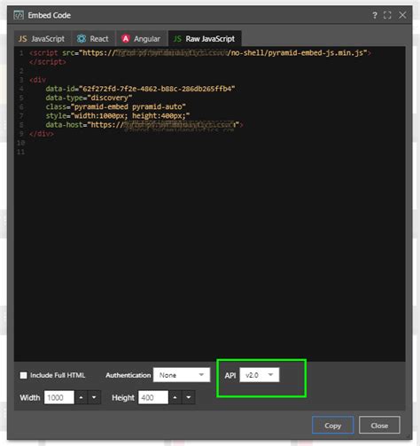 Embed Snippet Generator