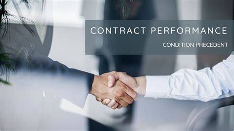 Condition Precedent Required To Obtain Specific Performance Of Contract From The Court