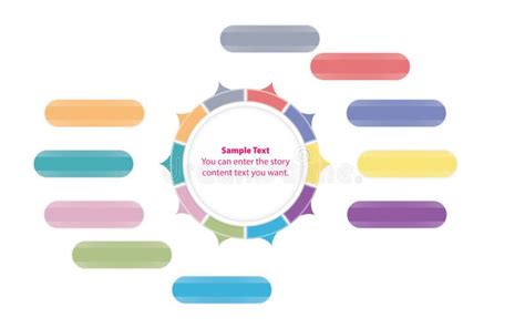 Multi Colored Pie Chart By Bar Graphs Stock Vector Illustration Of