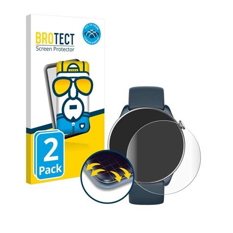 Protection Intégrale 3d Incurvé Brotect Pour Huami Amazfit Gtr Mini 2 Pièces Couverture
