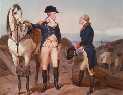 Alexander Hamilton And His Patron George Washington American