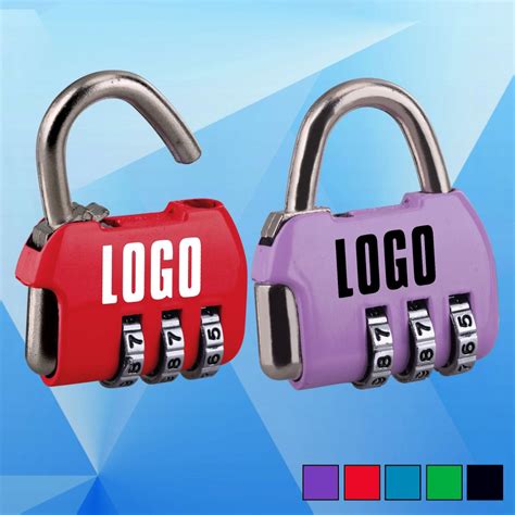 Fashionable Metal Coded Lock With Logo Locks