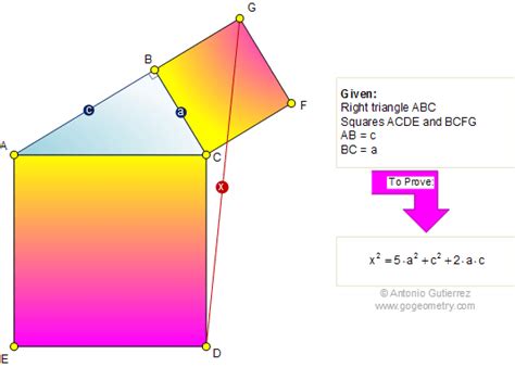 Geometry Problem 459 Right Triangle Square Distance Measurement Elearning