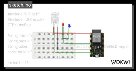 Telegram Wokwi Esp32 Stm32 Arduino Simulator