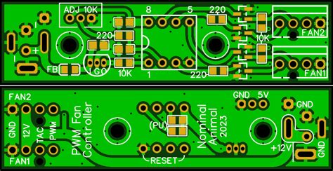 Dual V Pwm Fan Attiny Controller Platform For Creating And Sharing Projects Oshwlab