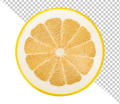 클리핑 패스를 사용하여 흰색 배경에 격리된 포멜로 프리미엄 Psd 파일