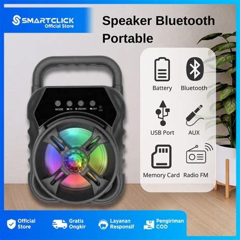 Jual Speaker Bluetooth Portable Bisa Radio Flashdisk Memory Card Shopee Indonesia