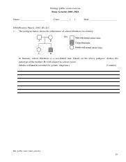 Basic Genetics LQ Pdf Biology Public Exam Exercise Basic Genetics 2001 2021 Name Class Date