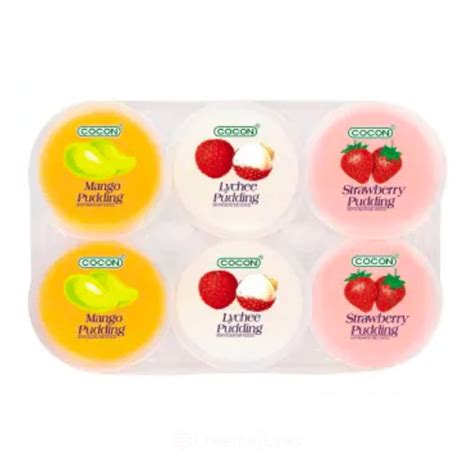 Cocon Jelly Pudding Assorted Fruit Flavour 680g 什錦布丁 Cheerful Links