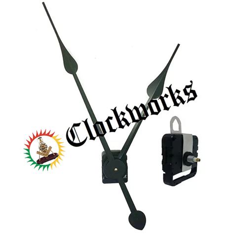 Quartz Battery Clock Movement Runs On A Aa Battery Clockworks Clockworks