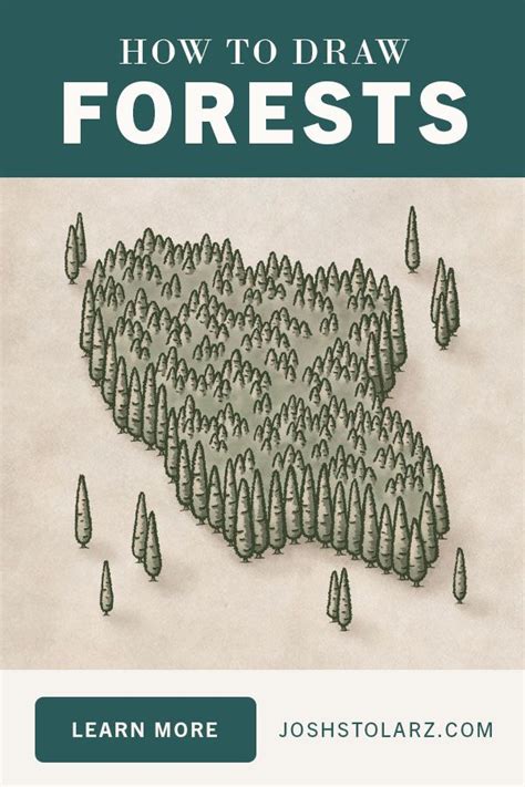 How To Draw A Forest On A Map