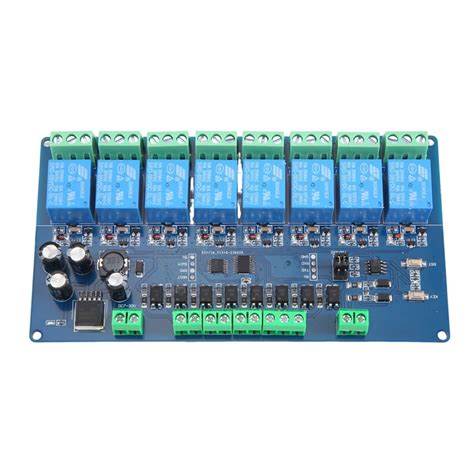 HOT Modbus Rtu Channel Relay Module Modbus RTU Switch Input RS Communication TTL Walmart Com