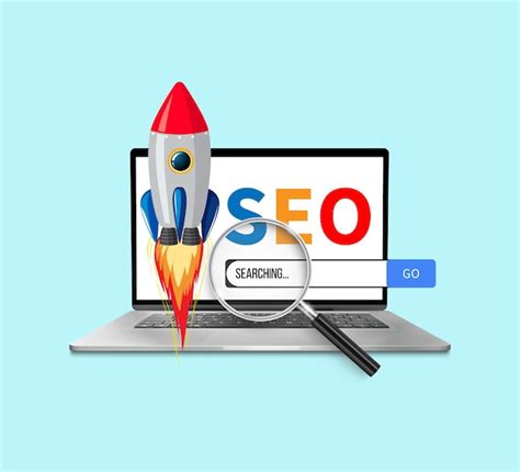 Premium Vector Starup Seo Search Engine Optimization