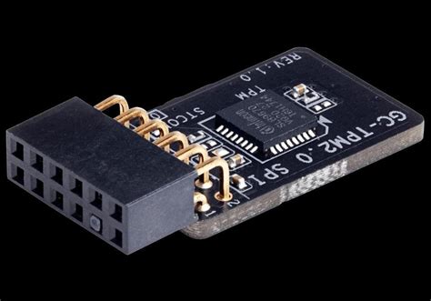 Gigabyte GC TPM2 0 SPI Trusted Platform Module TPM For Z390 And AMD 350 Motherboard Computers